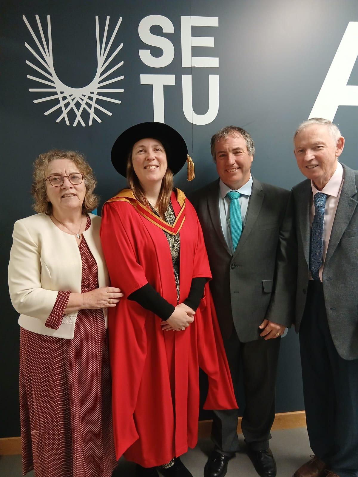 SETU | Full-circle moment as SETU lecturer graduates with PhD