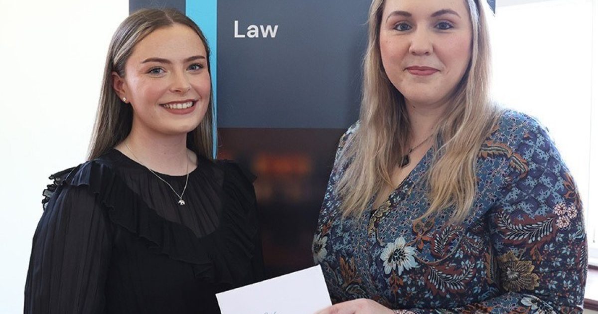 SETU | ParkerLaw Bursary awarded to final year SETU student